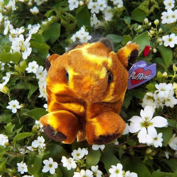 SWIBCO | Toys | Vtg 9s Puffkins Plush Ginger Giraffe New With Tags ...